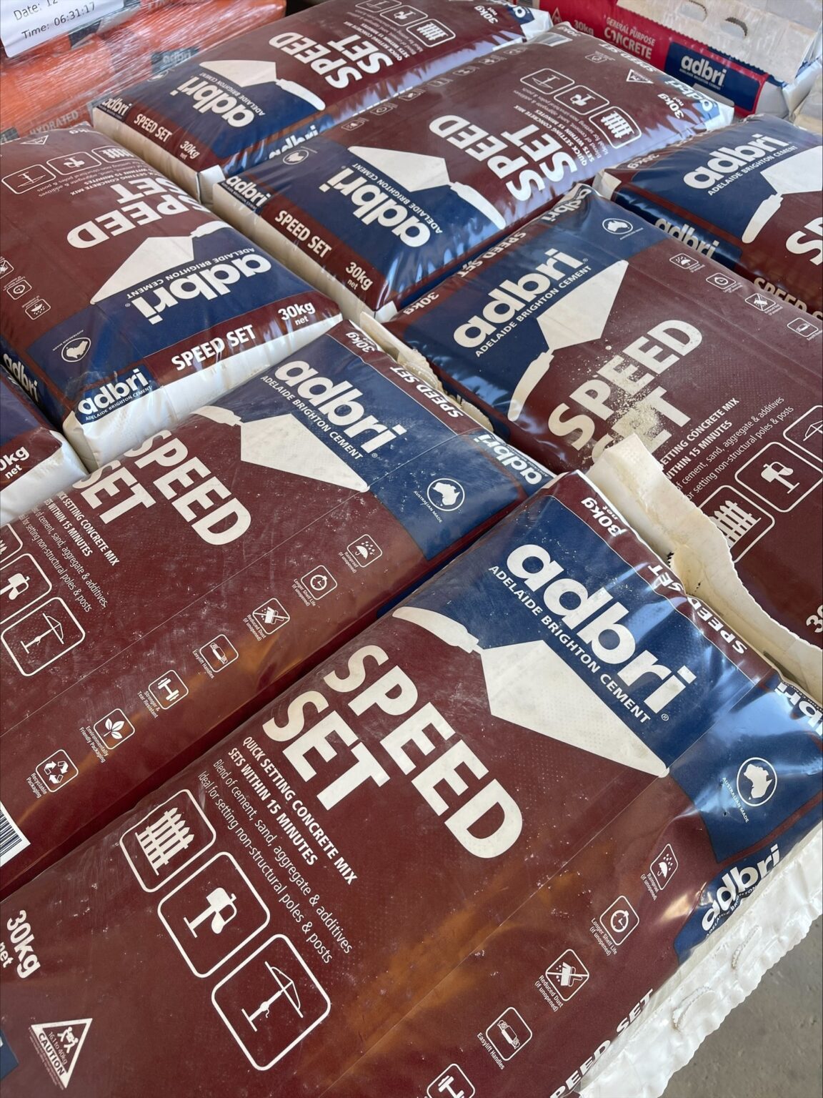 Speed Set Concrete 30kg - Buttrose Landscape & Garden Supplies